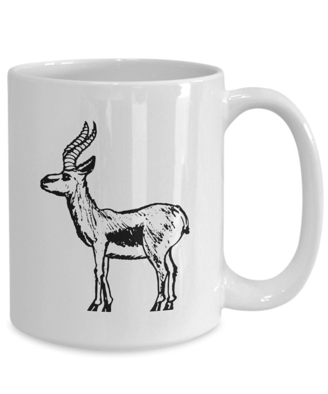 Gazelle Mug Gazelle Coffee Cup Gazelle Kitchen Decorfunny - Etsy