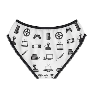 Video Game Panties, Video Game Underwear, Briefs, Cotton Briefs, Funny ...