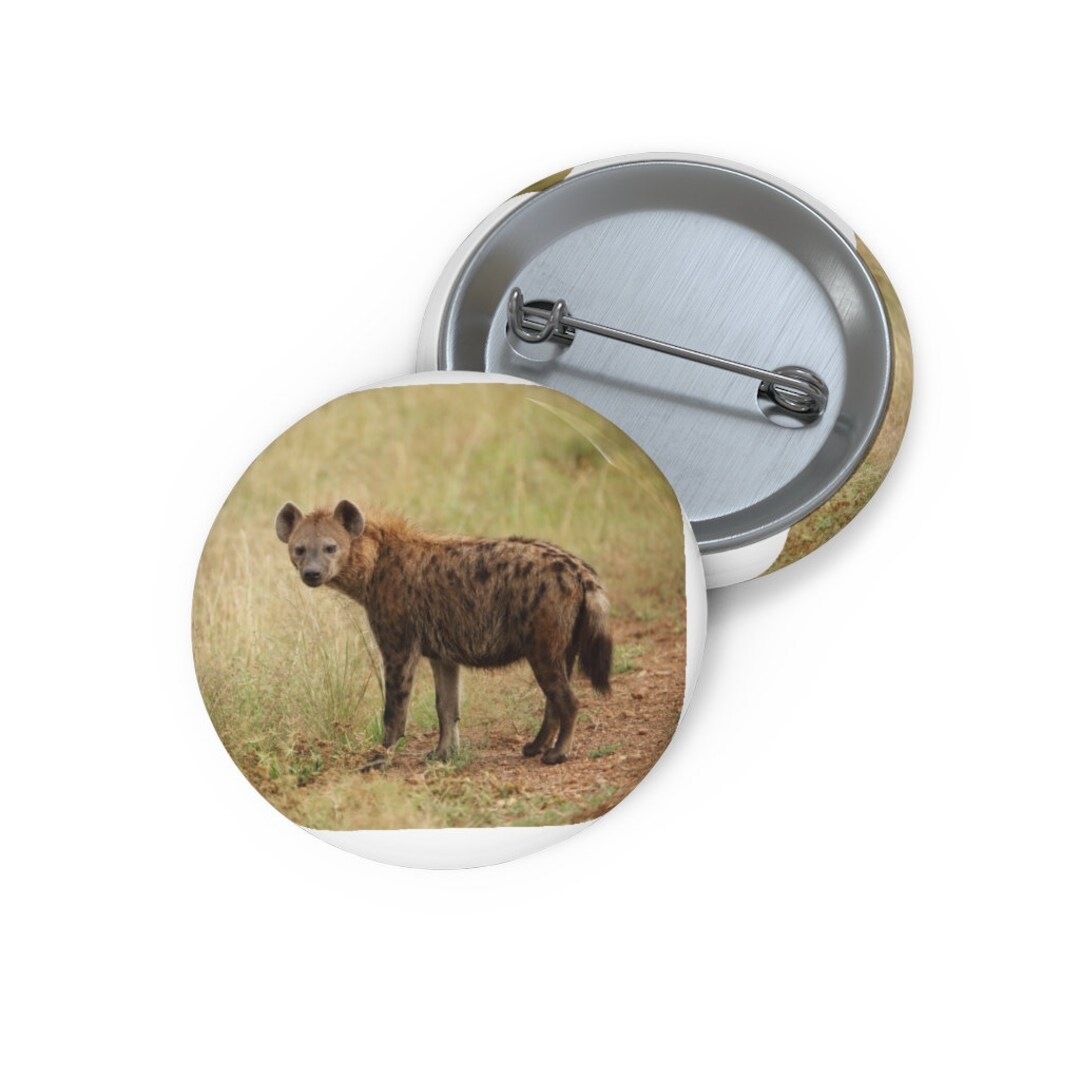 Hyena Pin, Hyena Button, Button Set, Lapel Pin, Hat Pin, Enamel Pins ...