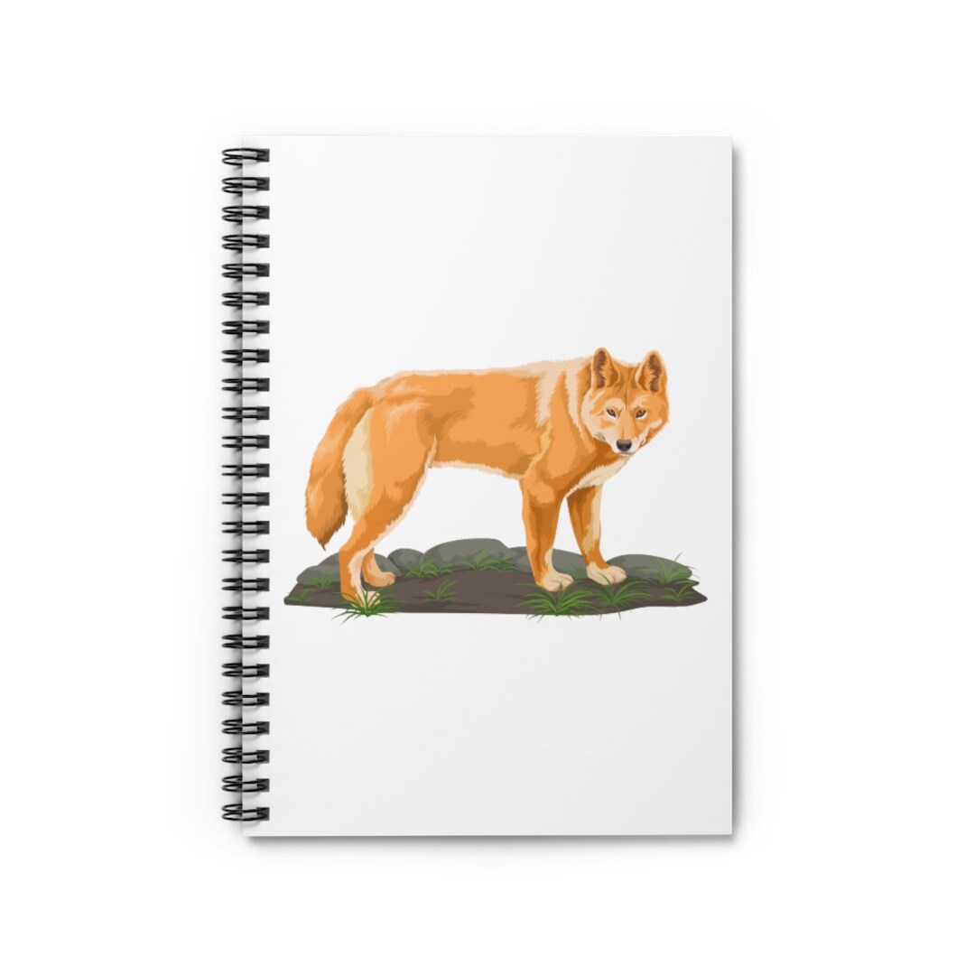 Wolf Notebook Wolf Journal Ruled Line Pages Gift Idea Gratitude Journal ...