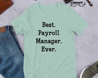 Payroll Manager Shirt - Etsy