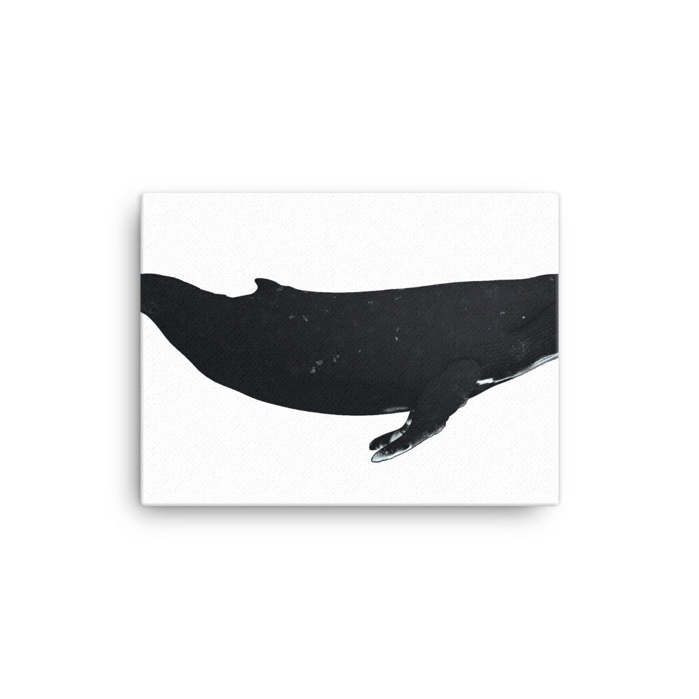 Humpback Whale Canvashumpback Whale Wall Canvas - Etsy
