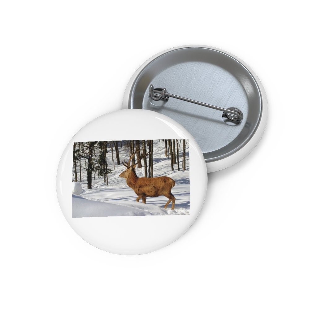 Elk Pin, Elk Button, Button Set, Lapel Pin, Hat Pin, Enamel Pins, Lapel ...