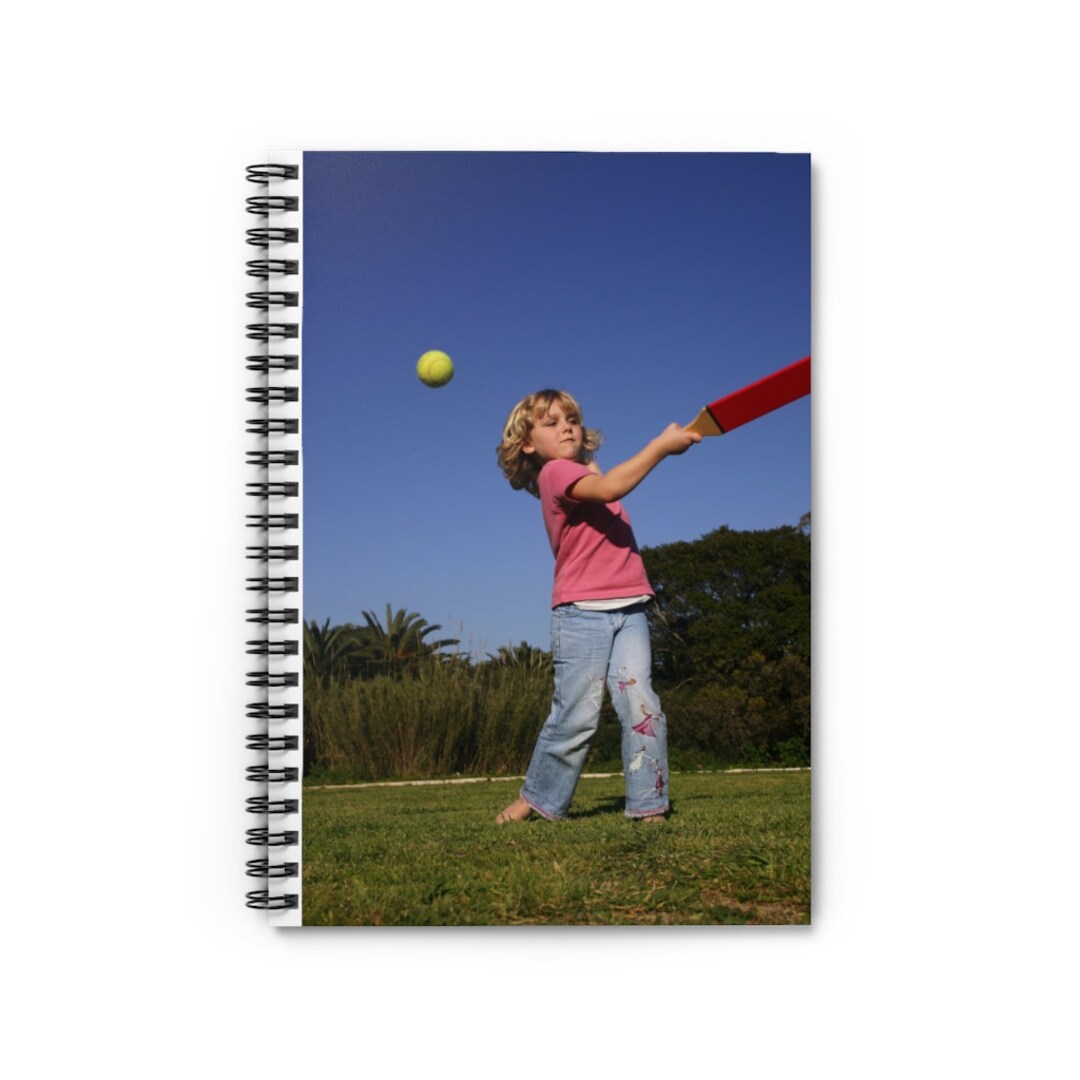 Girl Playing Notebook Girl Playing Journal Ruled Line Pages Gift Idea ...