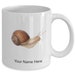 Personalized Snail Mug, Snail Coffee Cup, Snail Gift Idea, Custom Snail ...