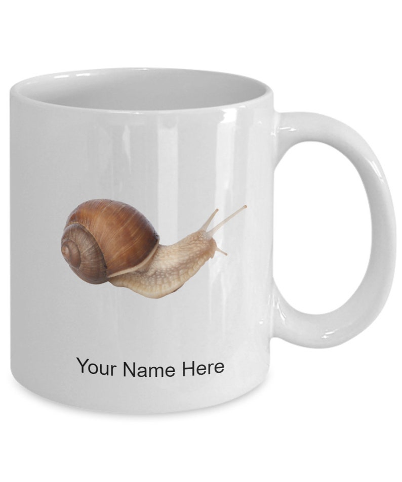Personalized Snail Mug Snail Coffee Cup Snail Gift Idea - Etsy