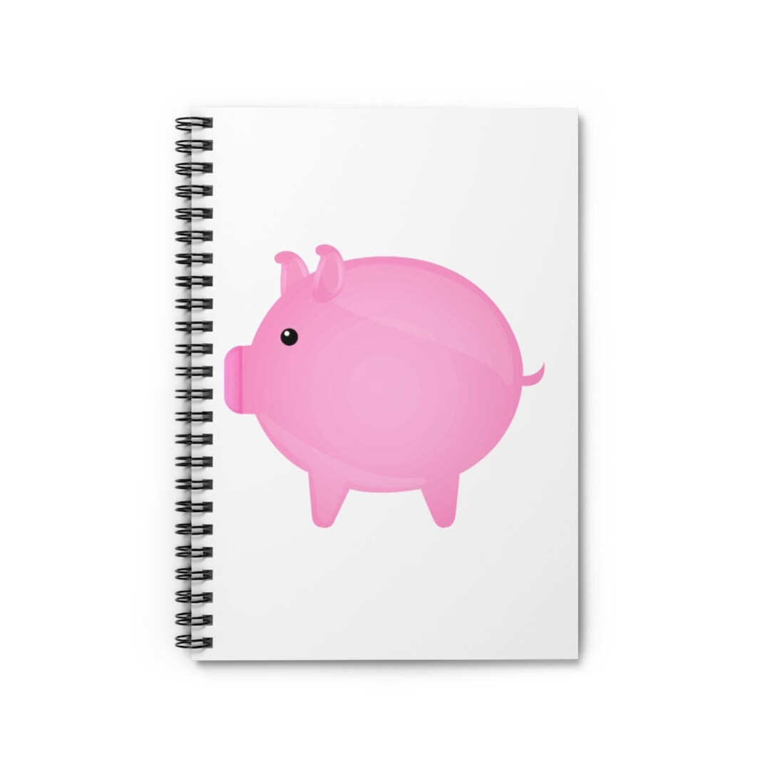 Piggy Notebook Piggy Journal Ruled Line Pages Gift Idea Gratitude ...