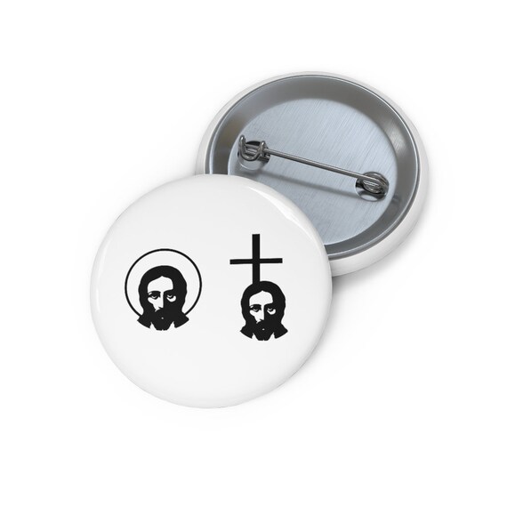 Vector Jesus Pin Vector Jesus Button Button Set Lapel Pin - Etsy