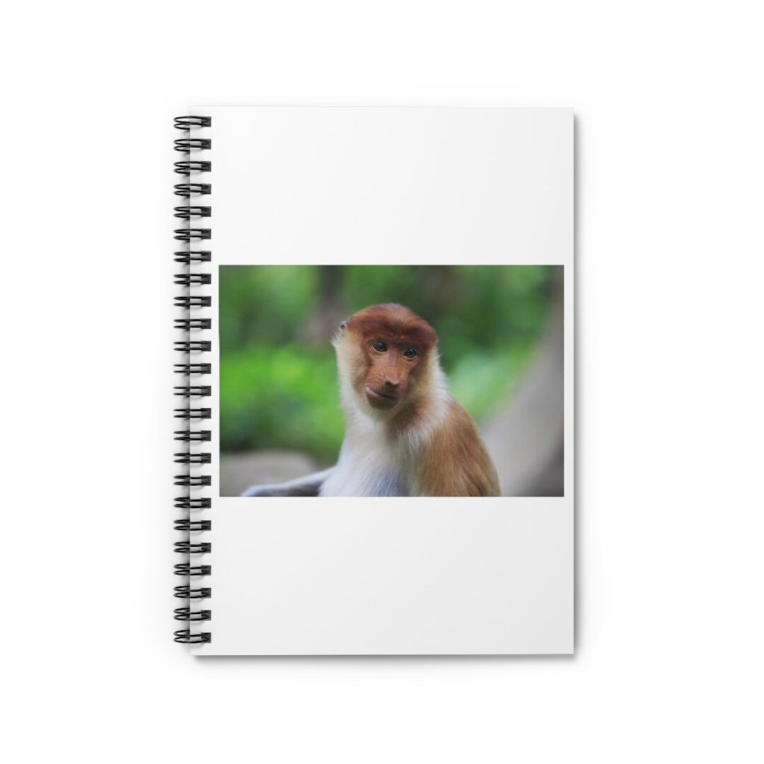 Proboscis Monkey Notebook Proboscis Monkey Journal Ruled Line Pages ...