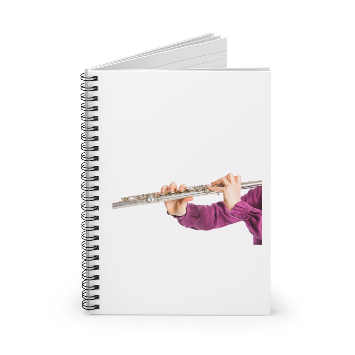Transverse Flute Notebook Transverse Flute Journal Ruled - Etsy