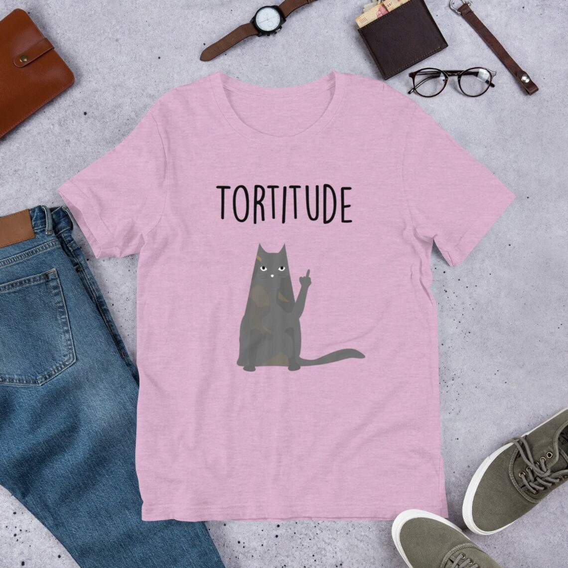 Tortoiseshell Cat Tortitude Shirt,tortoiseshell Cat Tortitude Tee ...