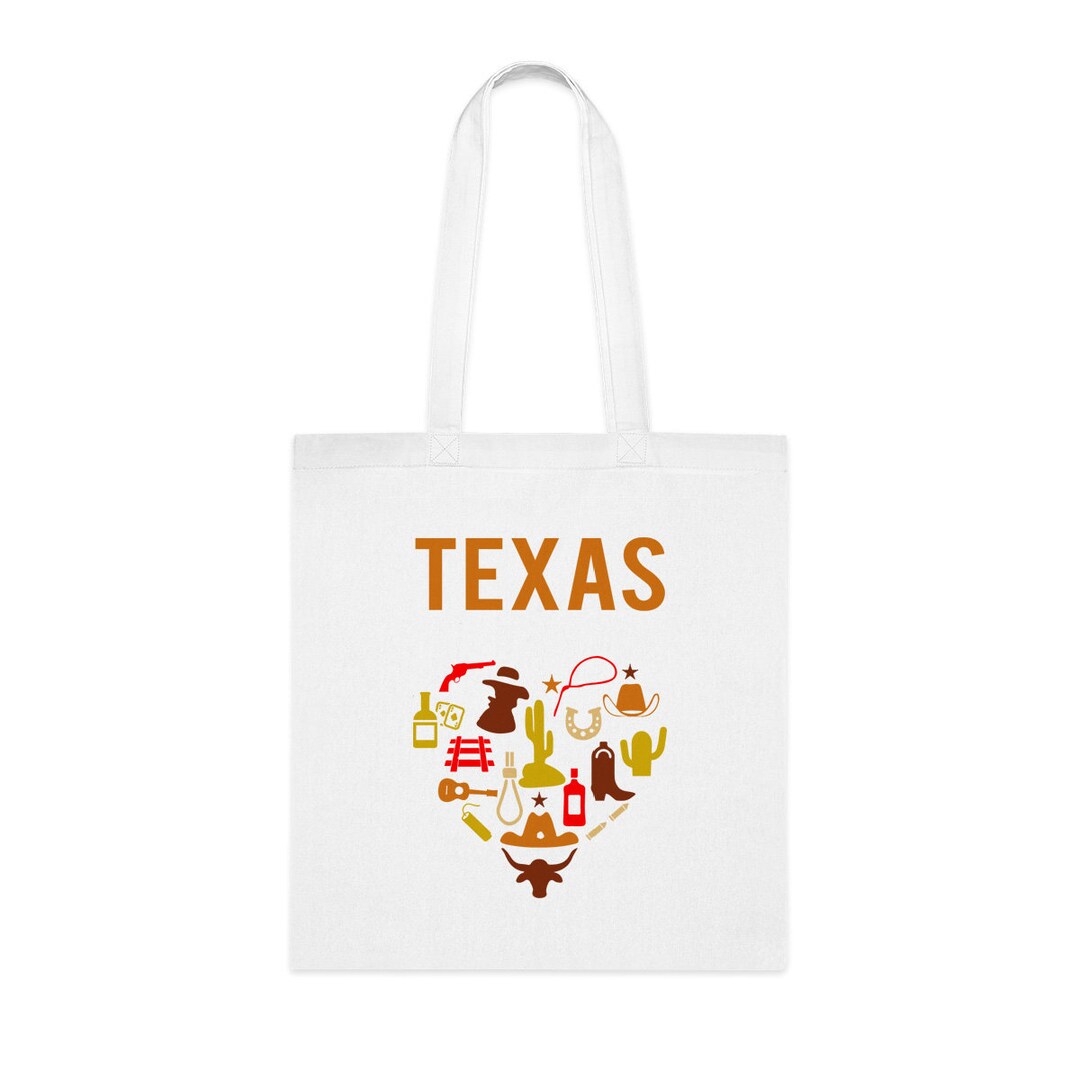 Texas Tote Bag, Texas Gift, Texas Shoulder Bag, Texas Reusable Bags ...