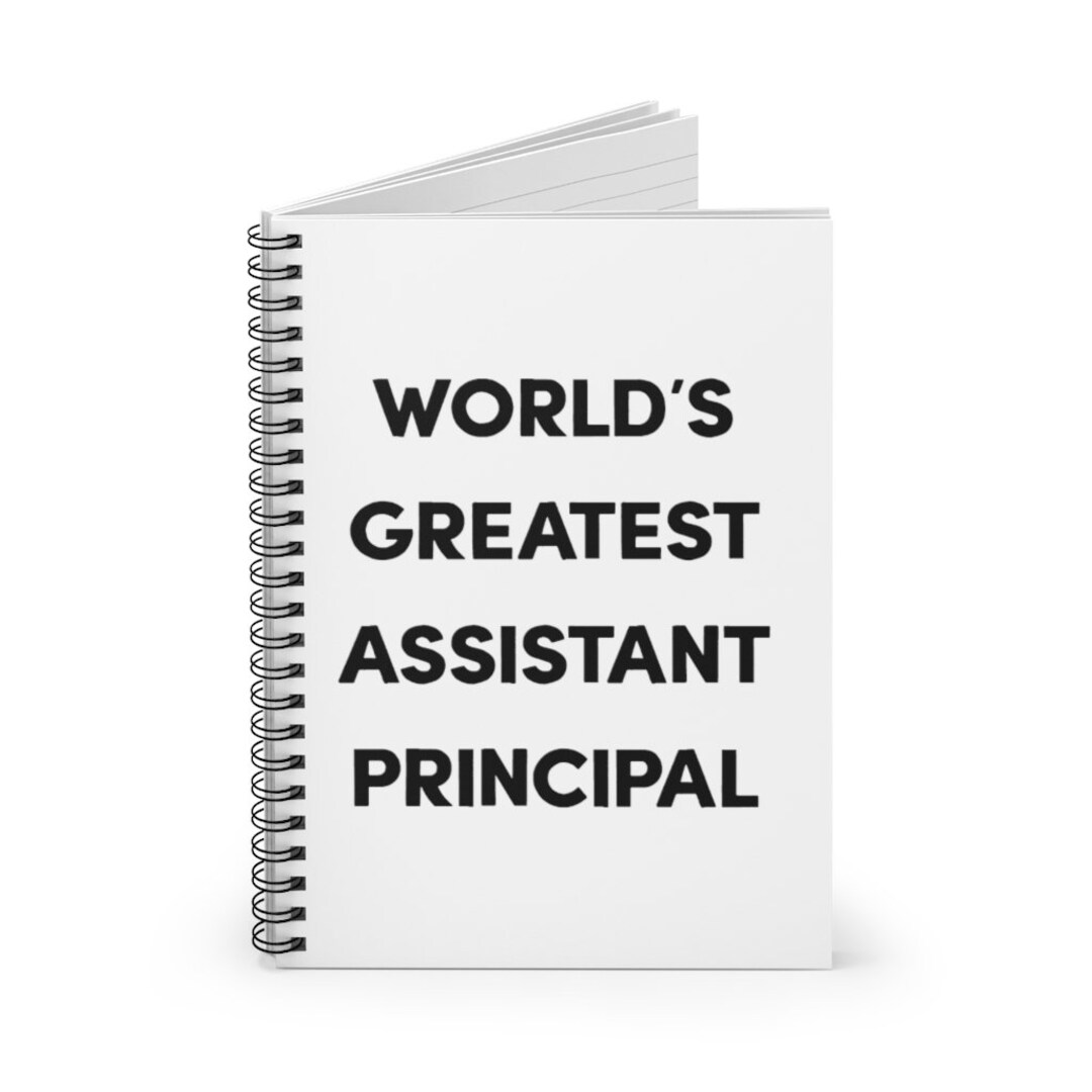Assistant Principal Notebook - Assistant Principal Journal - Ruled Line ...