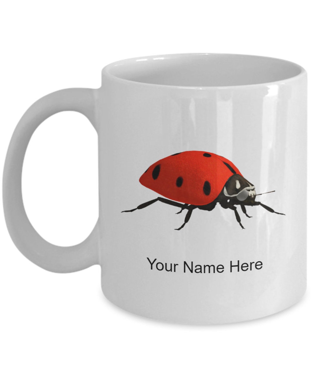 Personalized Ladybug Mug, Ladybug Coffee Cup, Ladybug Gift Idea, Custom ...