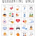 Bingo Cards, Quarantine Bingo, Quarantine Games, Zoom Bingo, Virtual ...