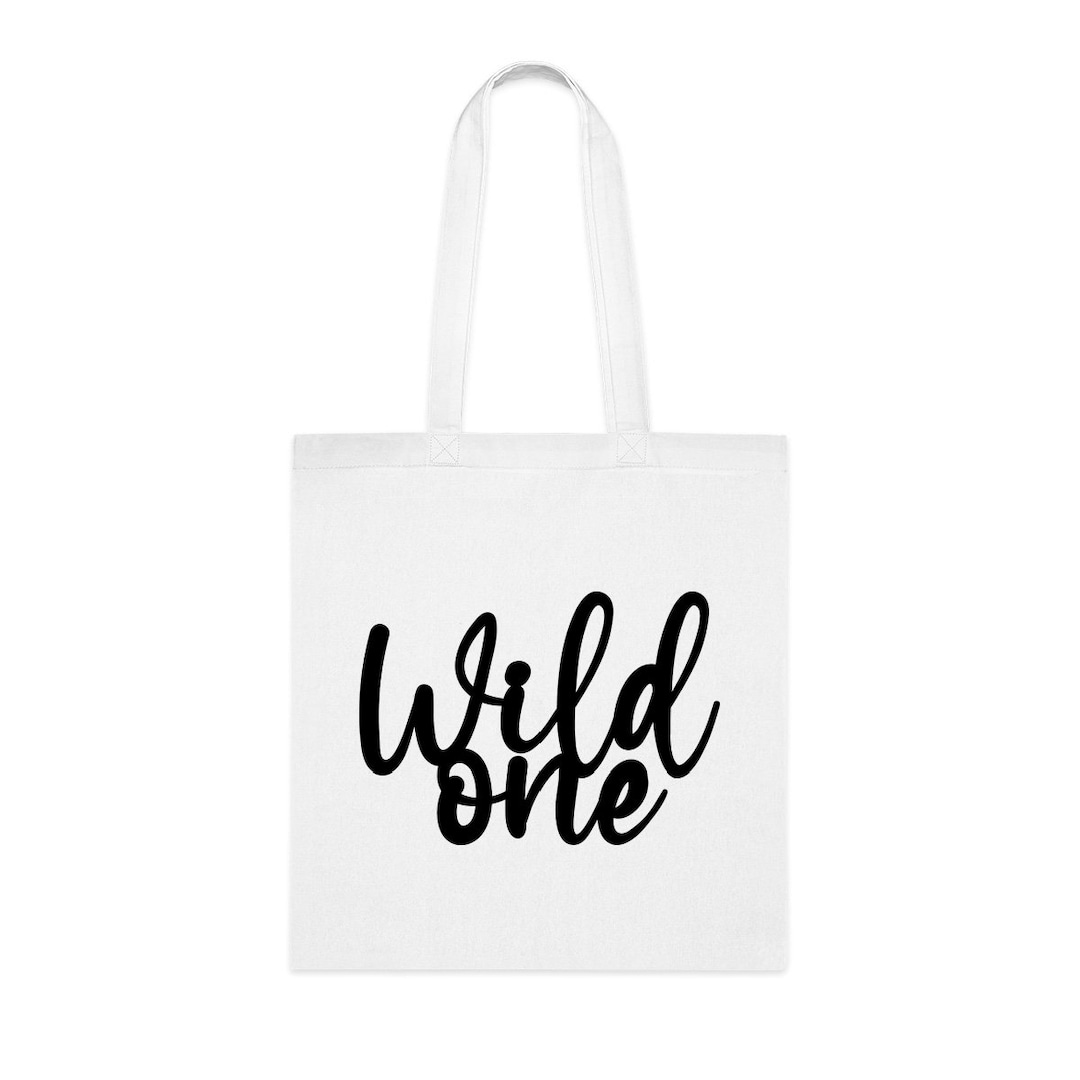 Wild One Tote Bag, Wild One Tote Gift, Wild One Shoulder Bag, Wild One ...