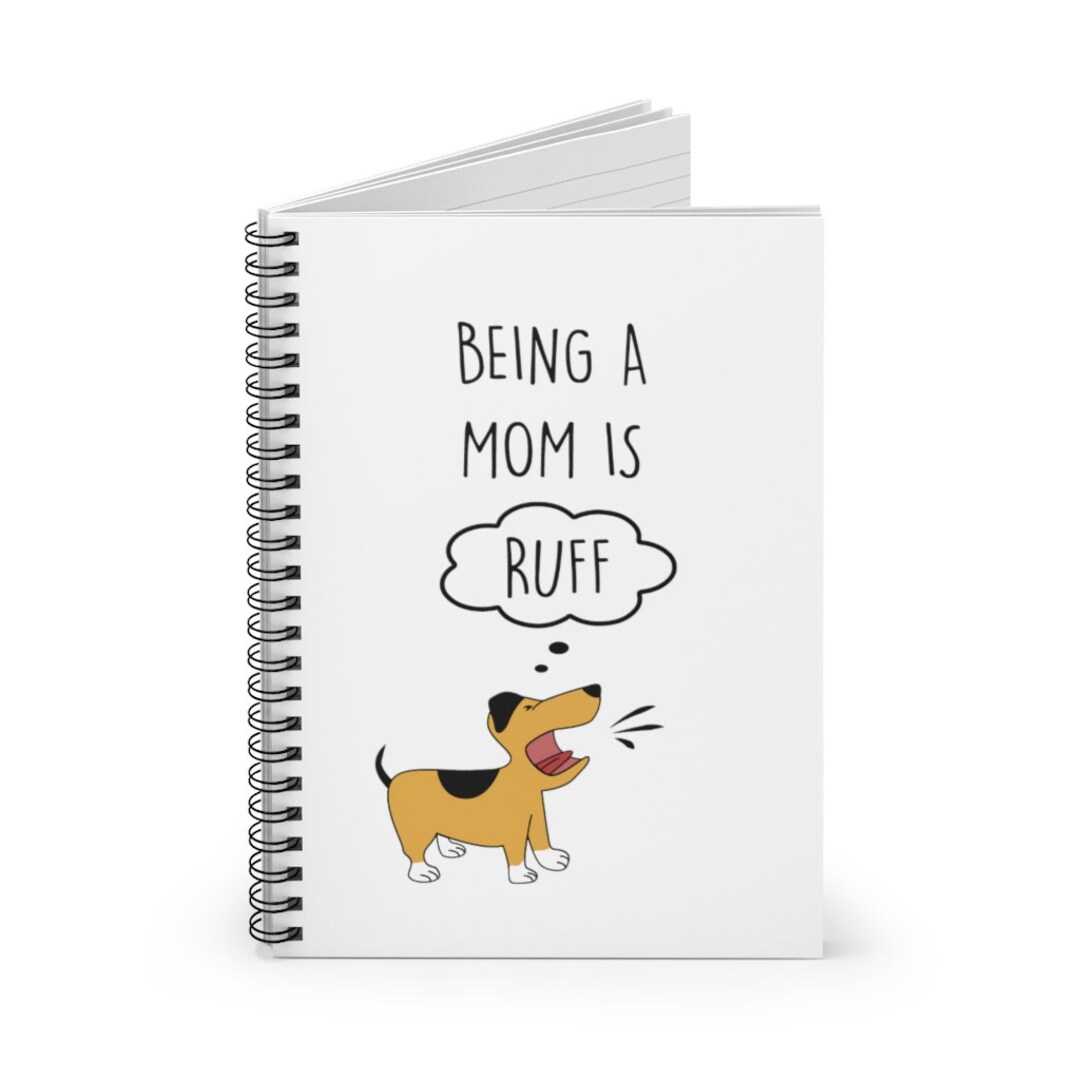 Being a Mom Notebook Being a Mom Journal Ruled Line Pages Gift Idea ...