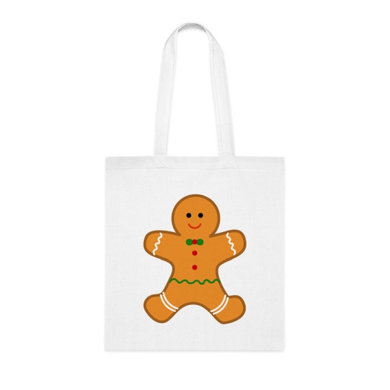 Gingerbread Man Tote Bag Gingerbread Man Tote Gift - Etsy