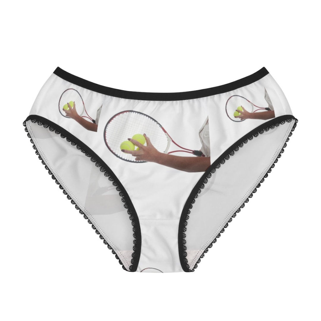 Tennis Racquet Panties, Tennis Racquet Underwear, Briefs, Cotton Briefs ...