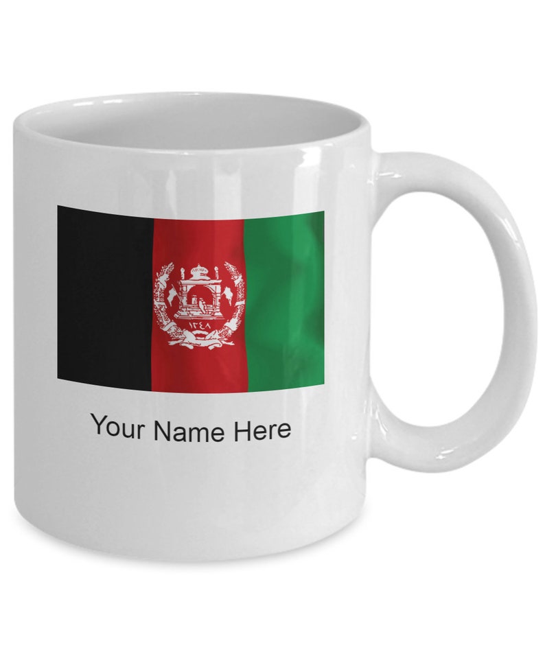 Personalized Afghanistan Flag Mug, Afghanistan Flag Coffee Cup ...