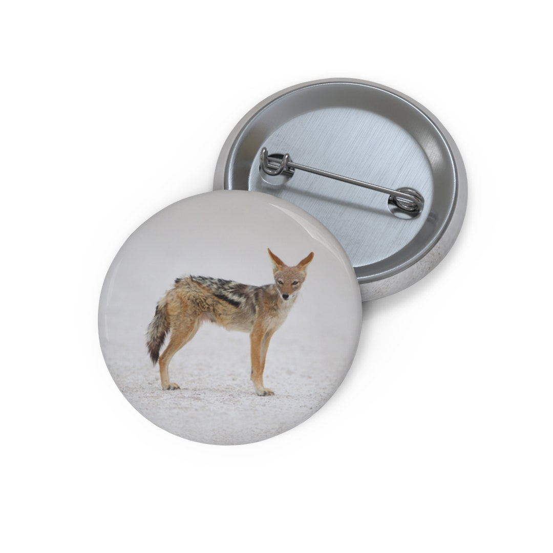 Jackal Pin, Jackal Button, Button Set, Lapel Pin, Hat Pin, Enamel Pins ...