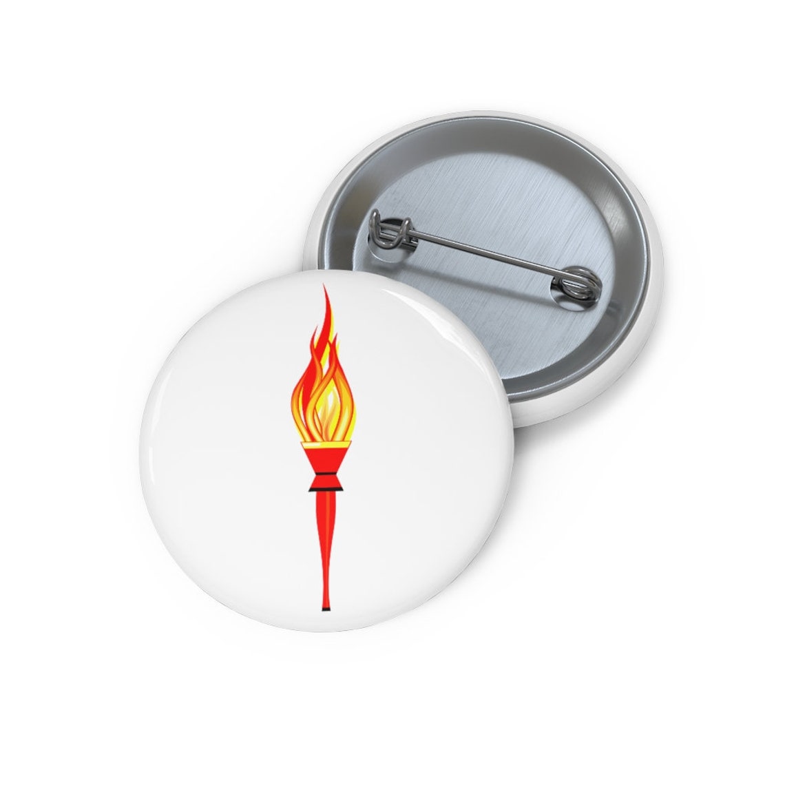 Torch Pin, Torch Button, Button Set, Lapel Pin, Hat Pin, Enamel Pins ...