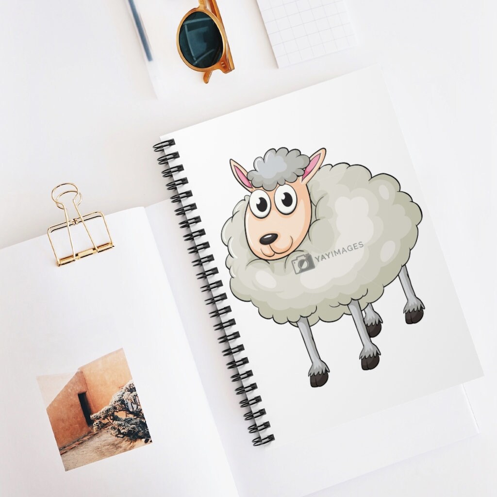 Sheep Notebook - Sheep Journal - Ruled Line Pages - Gift Idea ...