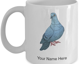 Pigeon Mug I'd Rather Be With My Pigeons Birthday Christmas Pet Present ...