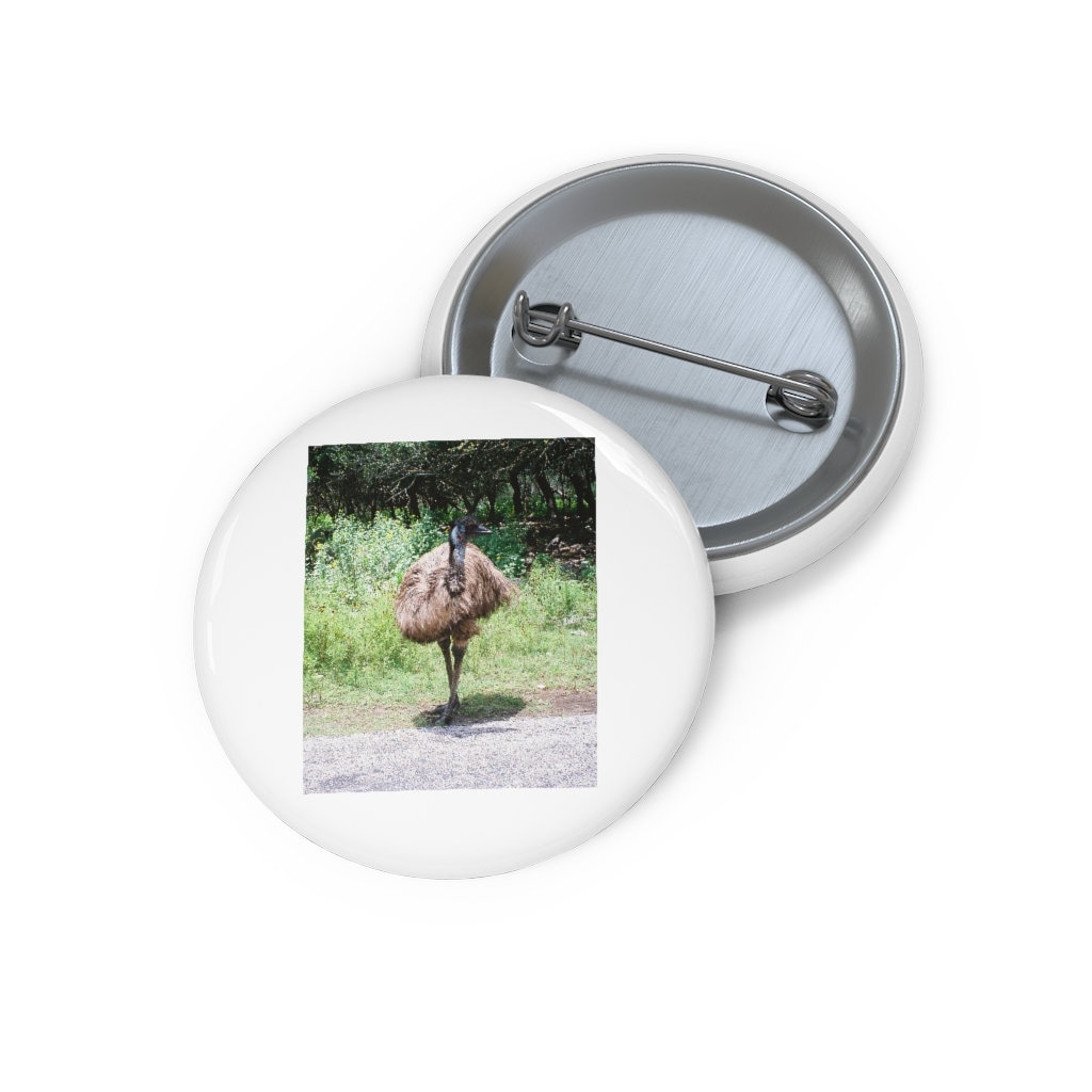 Emu Pin Emu Button Button Set Lapel Pin Hat Pin Enamel - Etsy