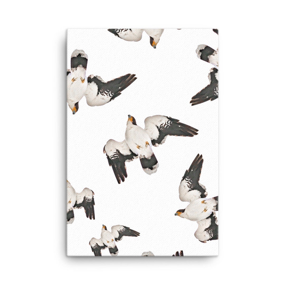 Birds Seamless Pattern Canvas, Birds Seamless Pattern Wall Canvas Print ...