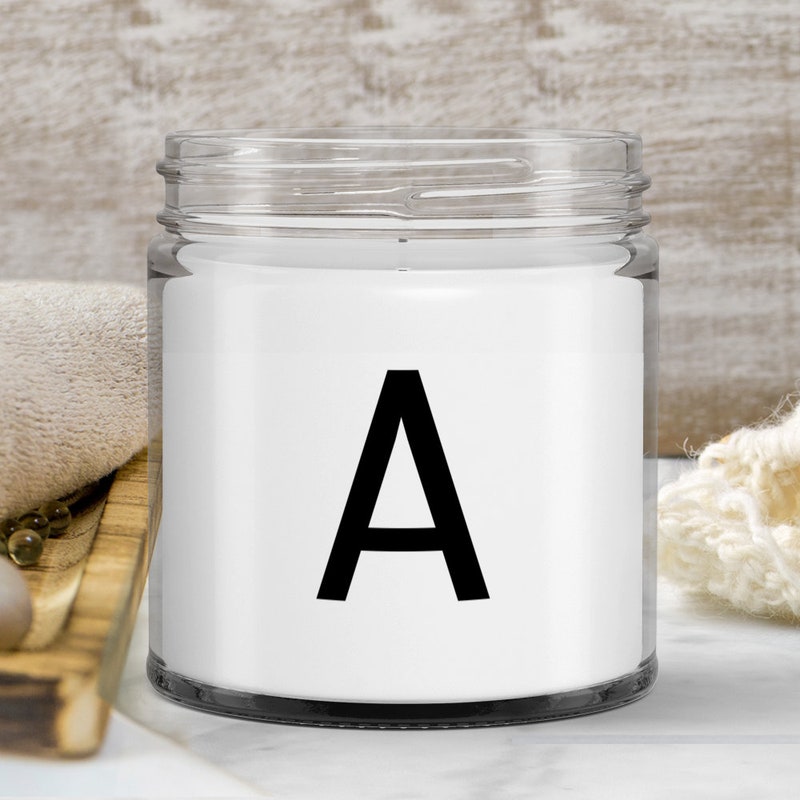 Monogram Candle - Etsy