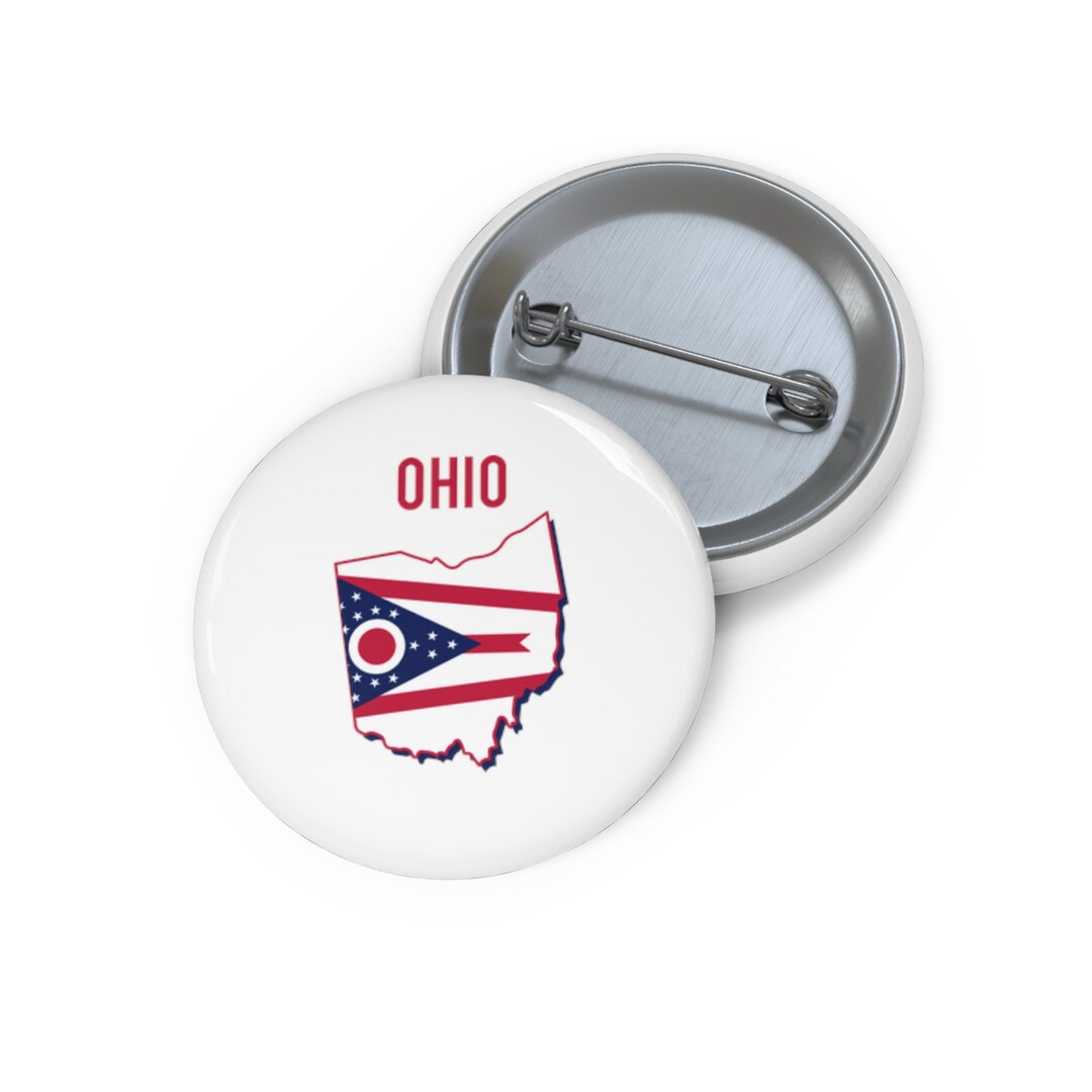 Ohio Pin, Ohio Button, Button Set, Lapel Pin, Hat Pin, Enamel Pins ...