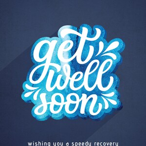 Get Well Card Printable Get Well Card Downloadable Get Well - Etsy