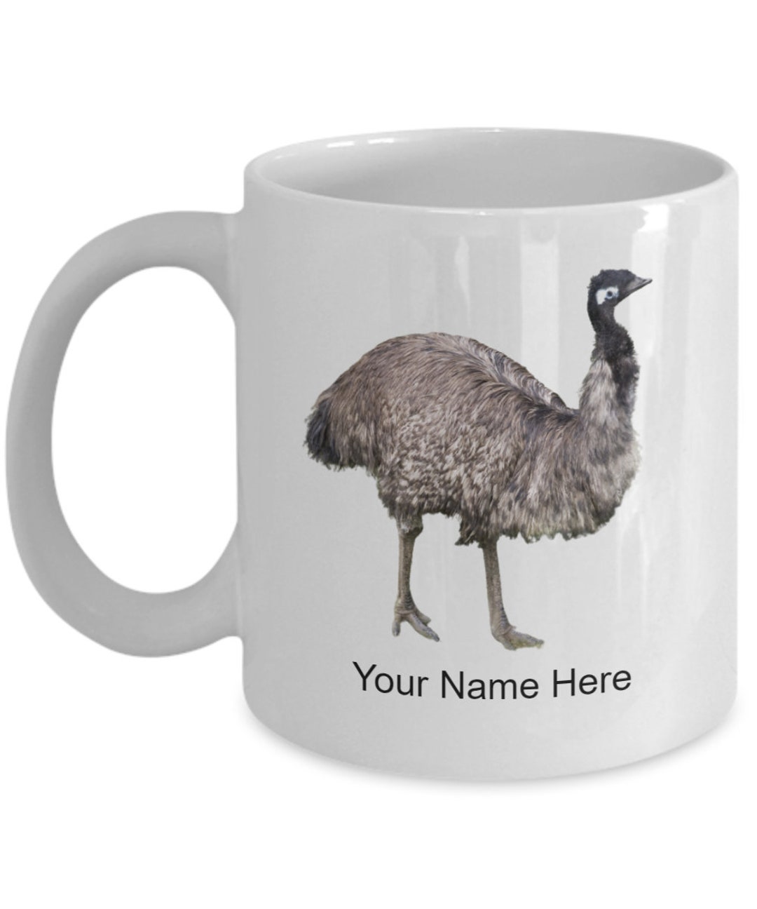 Personalized Emu Mug, Emu Coffee Cup, Emu Gift Idea, Custom Emu Cup ...