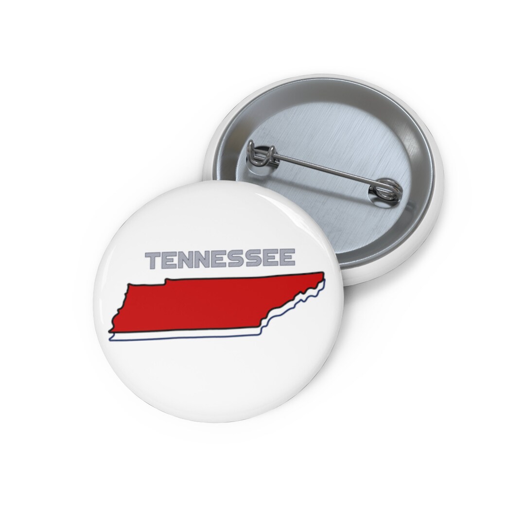 Tennessee Pin, Tennessee Button, Button Set, Lapel Pin, Hat Pin, Enamel ...