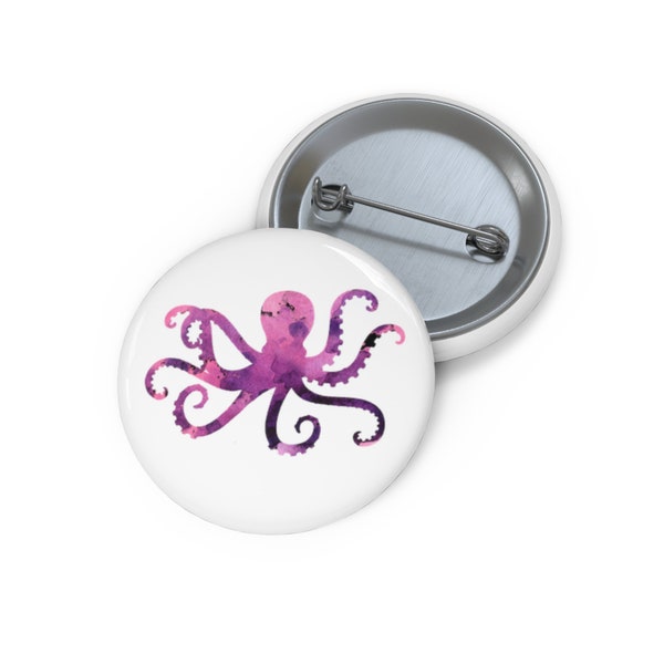 Octopus Button - Etsy