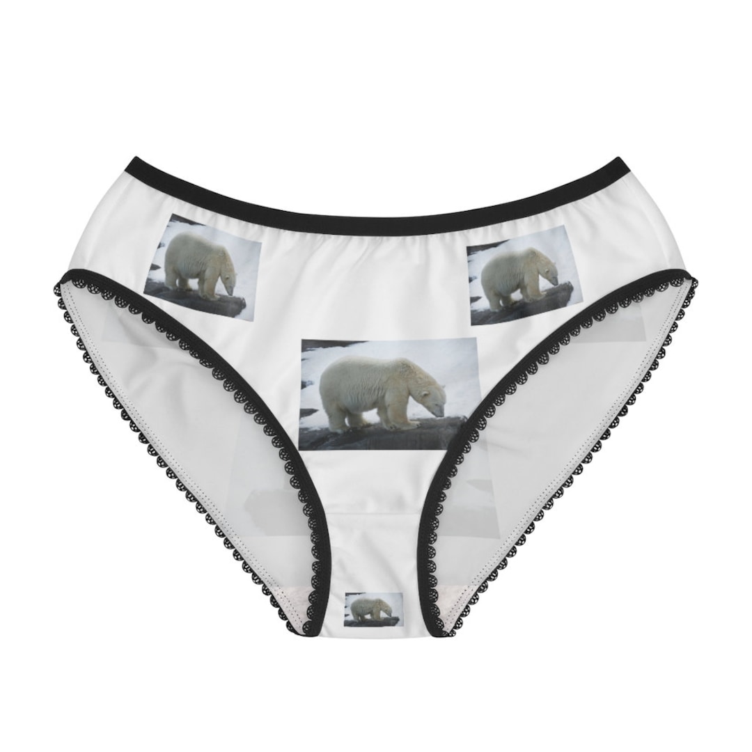 Polar Bear Panties, Polar Bear Underwear, Briefs, Cotton Briefs, Funny ...