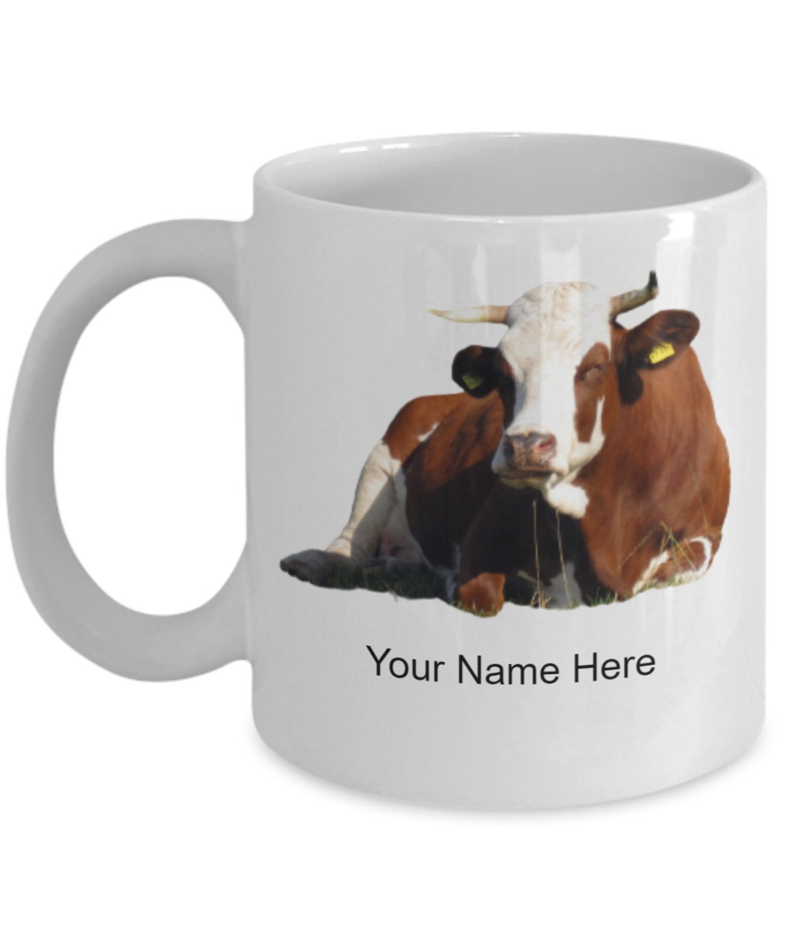 Personalized Cow Mug Coffee Cup for Cow Lovers Idea Custom Cow Cup ...