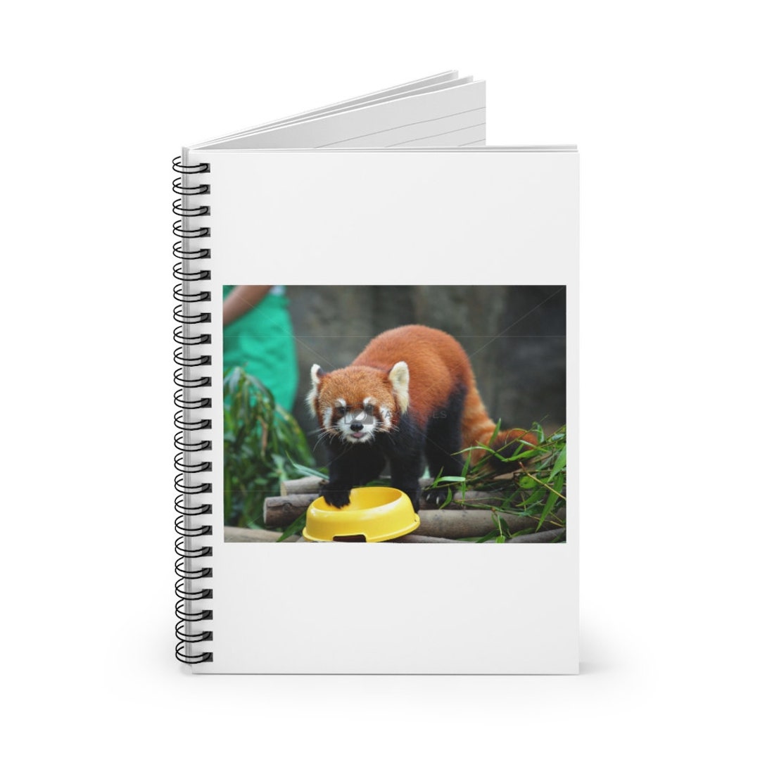 Red Panda Notebook Red Panda Journal Ruled Line Pages Gift Idea ...