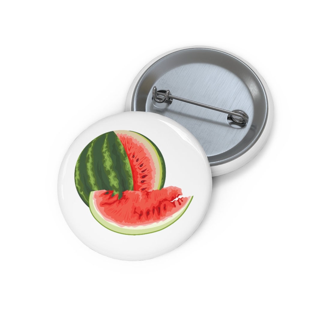 Watermelon Pin Watermelon Button Button Set Lapel Pin Hat - Etsy