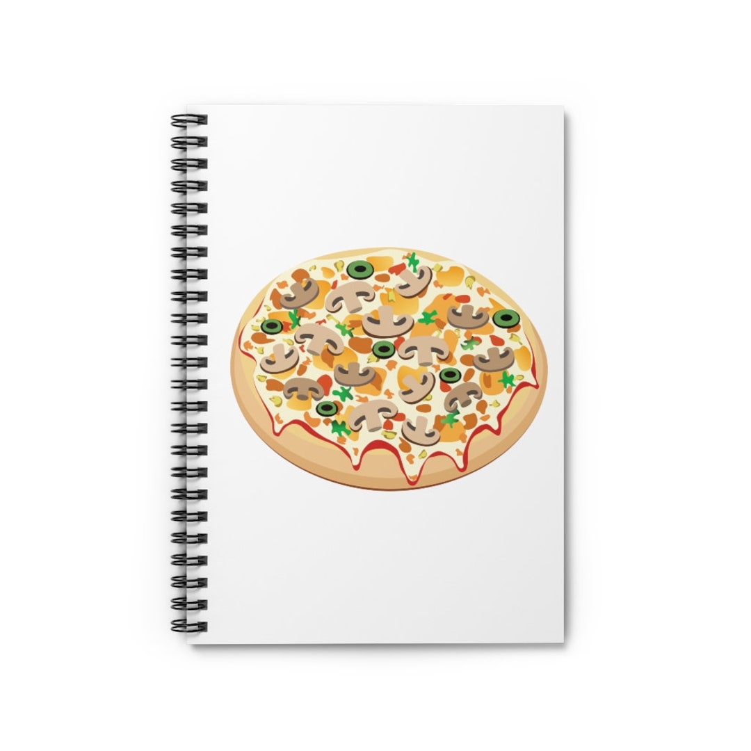 Pizza Notebook Pizza Journal Ruled Line Pages Gift Idea Gratitude ...