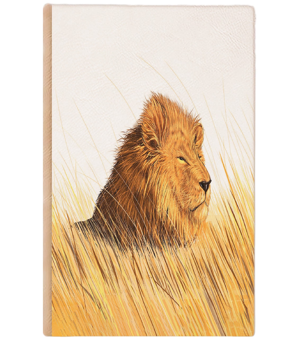 Lion Notebook, Lion Journal, Ruled Line Pages, Gift Idea, Gratitude ...