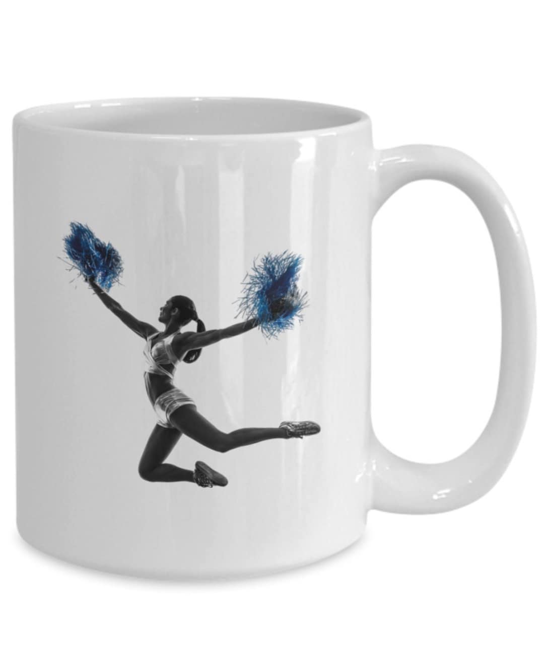 Young Woman Cheerleader Mug, Young Woman Cheerleader Coffee Cup, Young ...