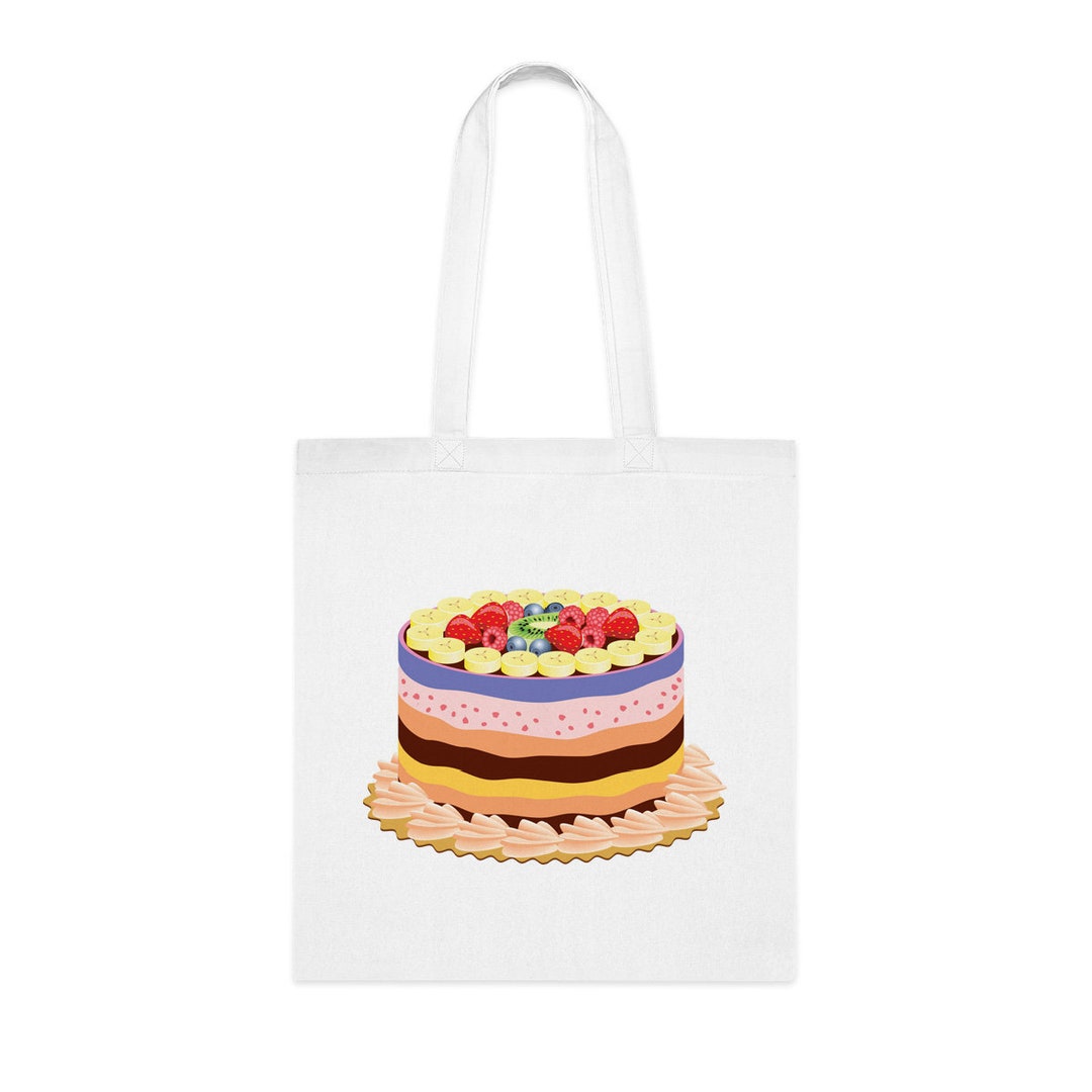 Cake Tote Bag, Cake Gift, Cake Shoulder Bag, Cake Reusable Bags - Etsy
