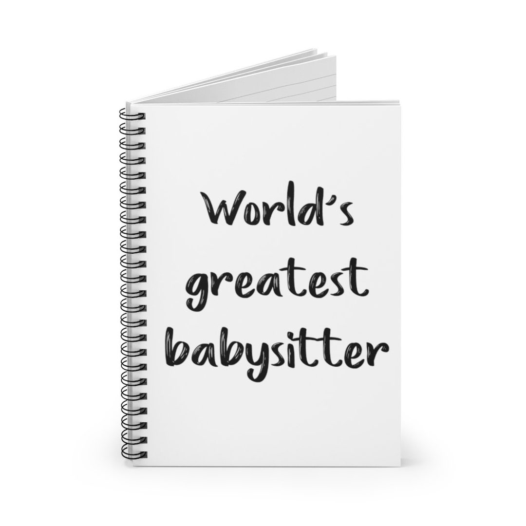 Babysitter Notebook Babysitter Journal Ruled Line Pages - Etsy