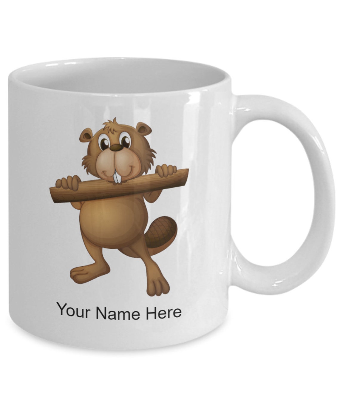 Personalized beaver Mug Coffee Cup For beaver Lovers Idea | Etsy