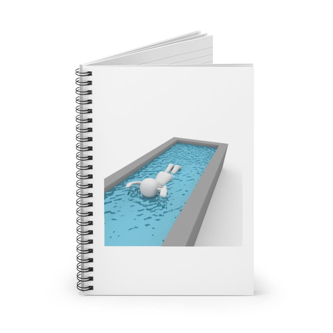 Swimming Notebook Swimming Journal Ruled Line Pages Gift - Etsy