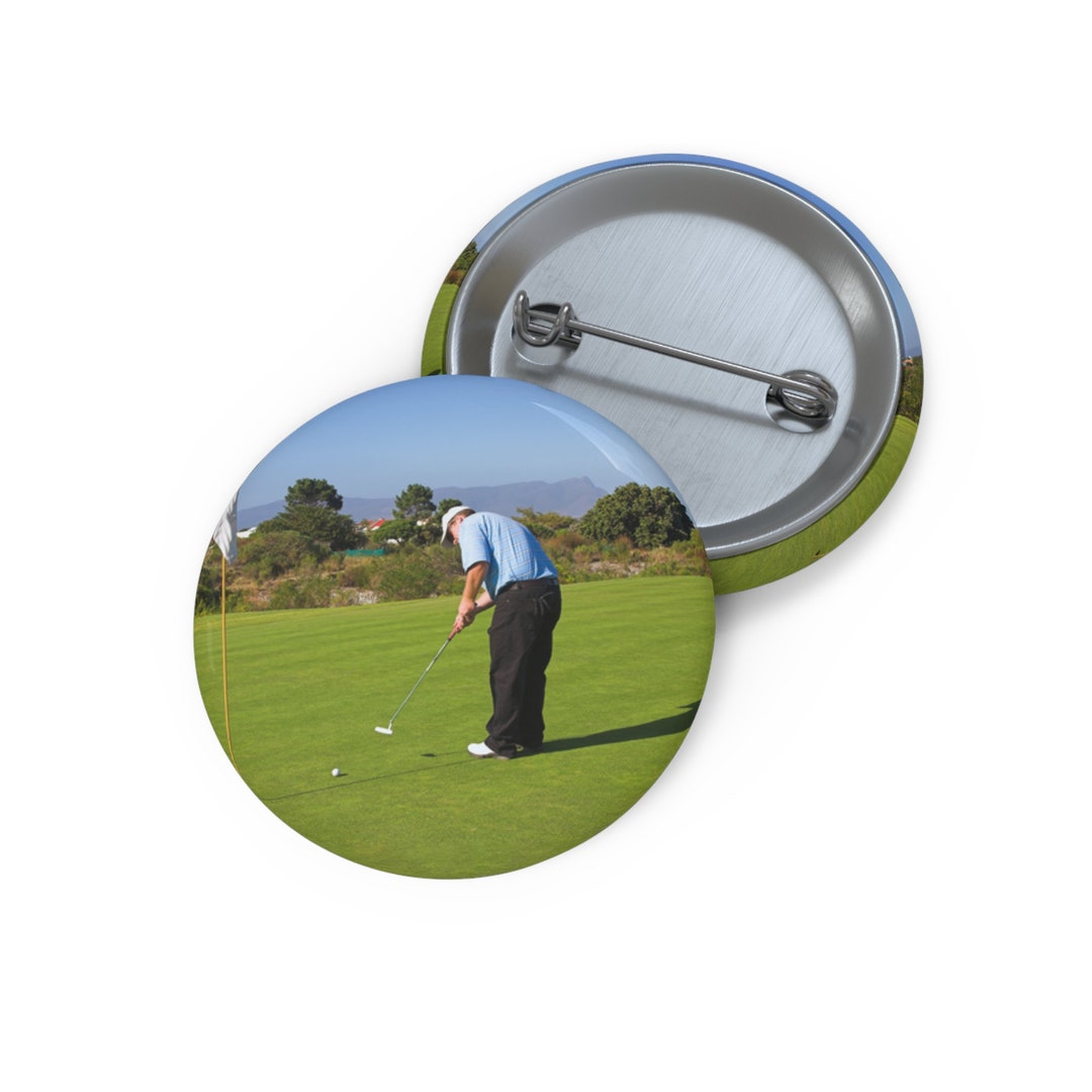 Golf Pin, Golf Button, Button Set, Lapel Pin, Hat Pin, Enamel Pins ...