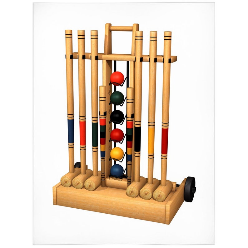 Croquet Stand Blanket, Croquet Stand Lover Gift, Fleece Blanket, Gifts ...