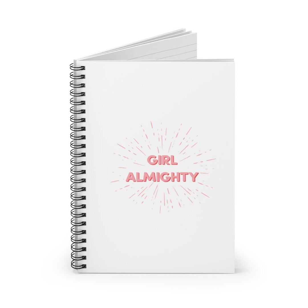 Girl Almighty Notebook Girl Almighty Journal Ruled Line Pages Diary ...
